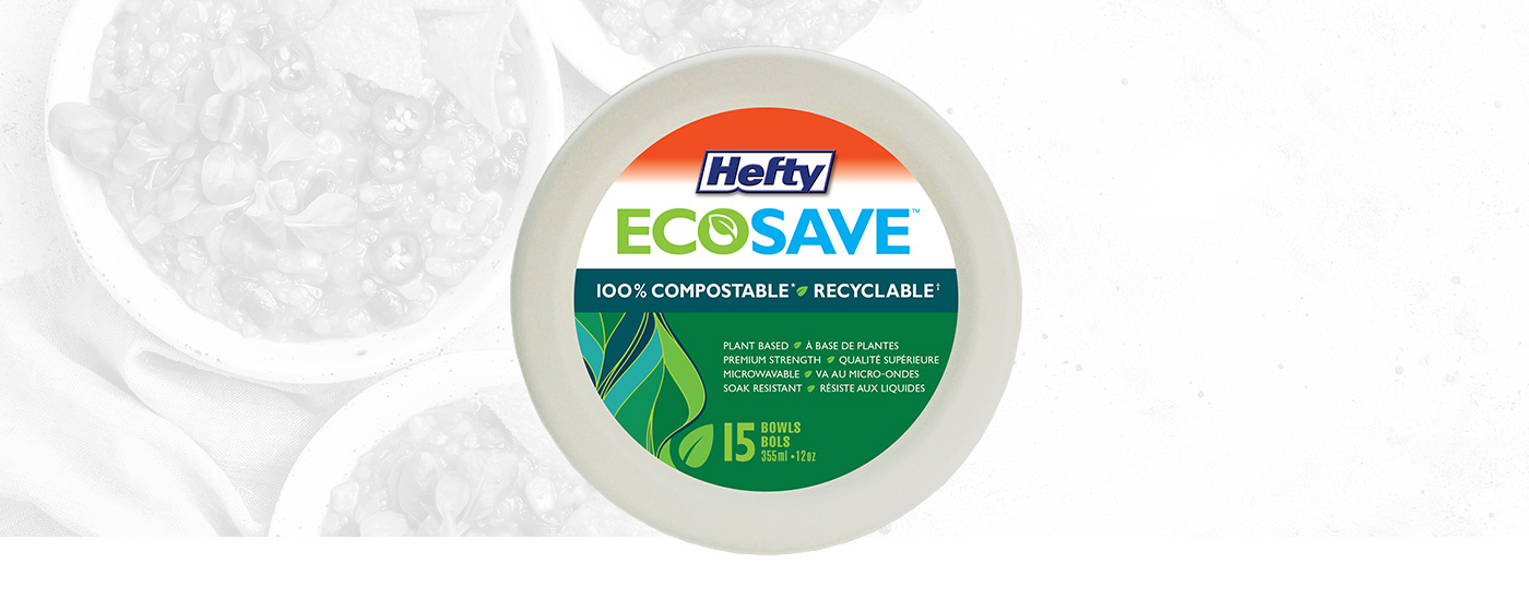 Hefty® ECOSAVE Bols | Hefty